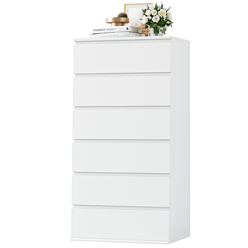 Ebern Designs Kristiarn 6 Drawer 23.6" W Chest & Reviews | Wayfair